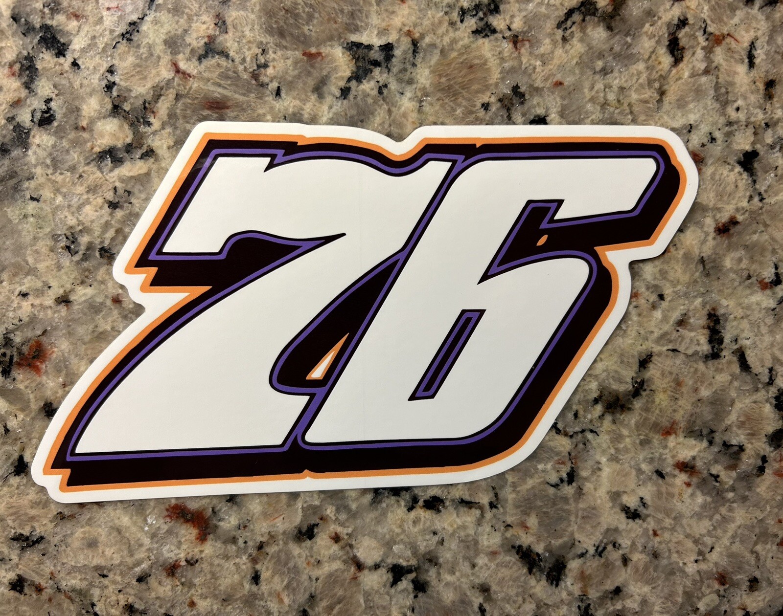 Brandon Overton #76 Decal- Glossy- Approximately 7” X 4” - Free ...