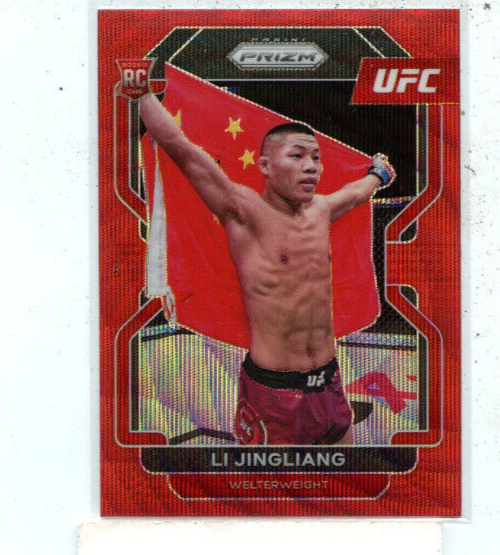 Li Jingliang 2022 Panini Prizm UFC Ruby Prizm Rookie Card #118 RC | eBay