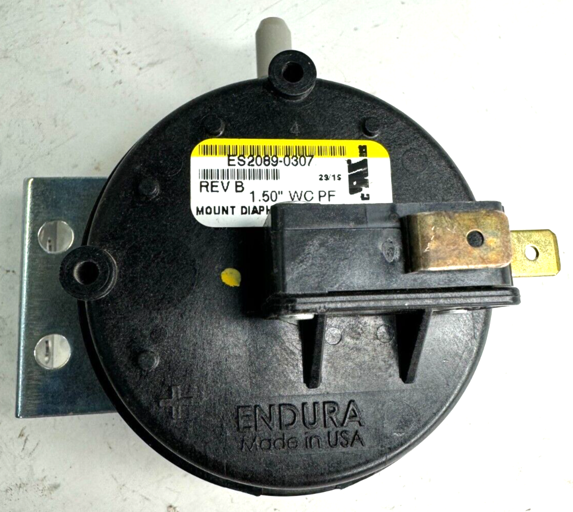 ENDURA HEATCO FURNACE AIR PRESSURE SWITCH ES2089-0307 | eBay