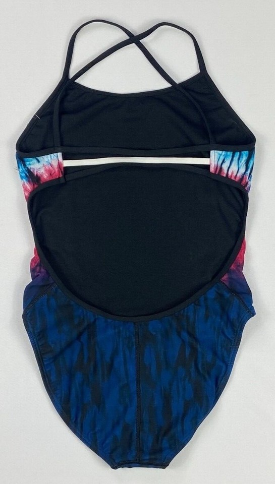 Women's TYR Diffusion Tie Dye Performance Durafast Trinity Fit Swimsuit ...