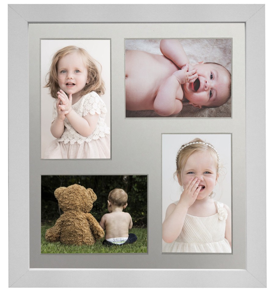 Multi Image Collage Photo Frames 30x30cm for 4 Images 6 x 4 Inch ...
