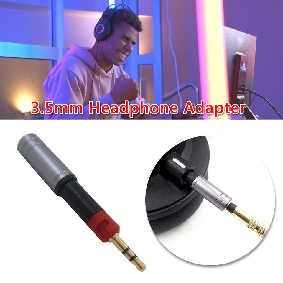 3.5mm Headphone Adapter Jack Plug Converter for Sennheiser HD-518 558 ...