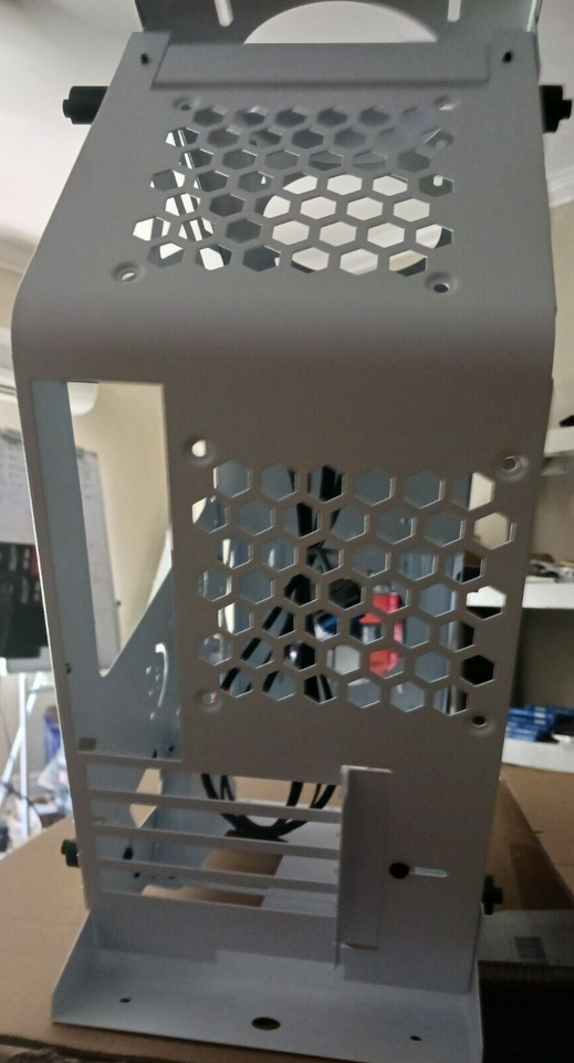 PC gaming case RGB Fans mATX Tower PC Gaming Case Open Computer x3 PINK ...