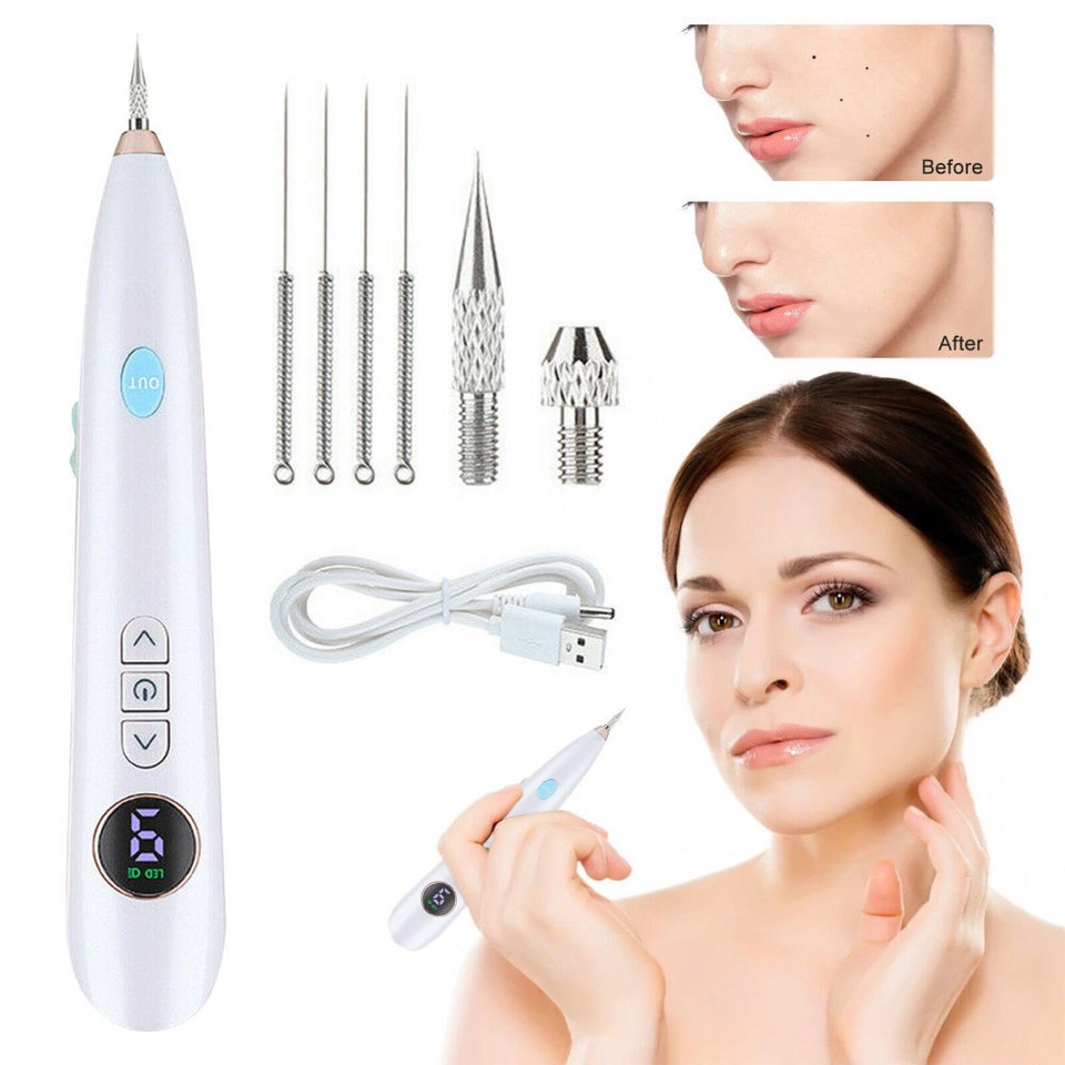 Laser Freckle Pen Skin Tag Mole Dark Spot Removal Machine Face Wart ...