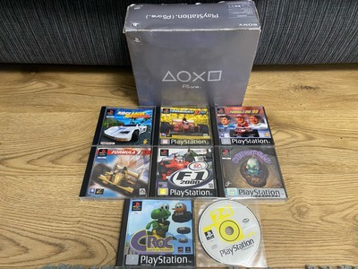 Sony PlayStation 1 Slim Console PSOne Original Box 7 Games & 1 Demo ...