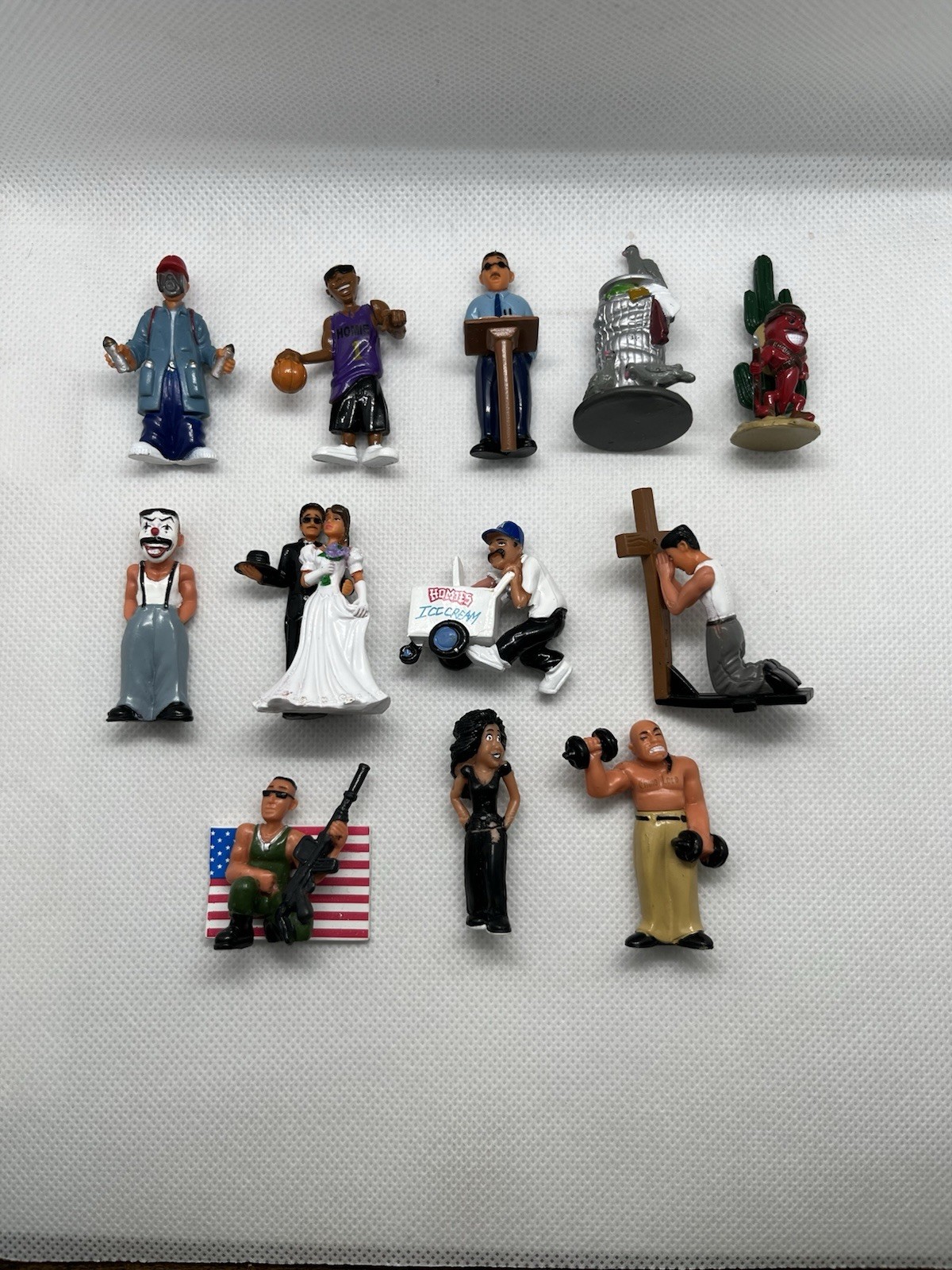 Vintage ~ LIL HOMIES Collectible Figures ~ Lot of 12 ~ Mixed Series | eBay