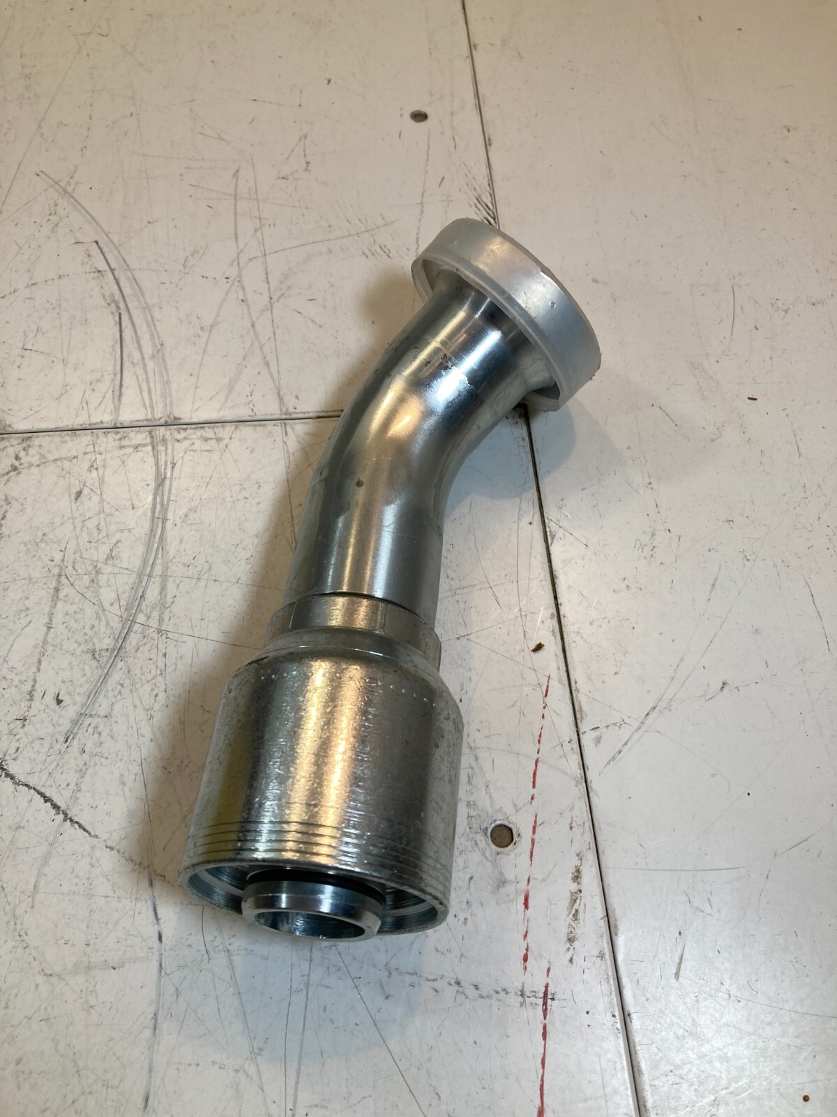 EATON WEATHERHEAD Fl Fitting, Crimp, 1-1/4" Hose, 1-1/2" Fl #20Z-G54 ...