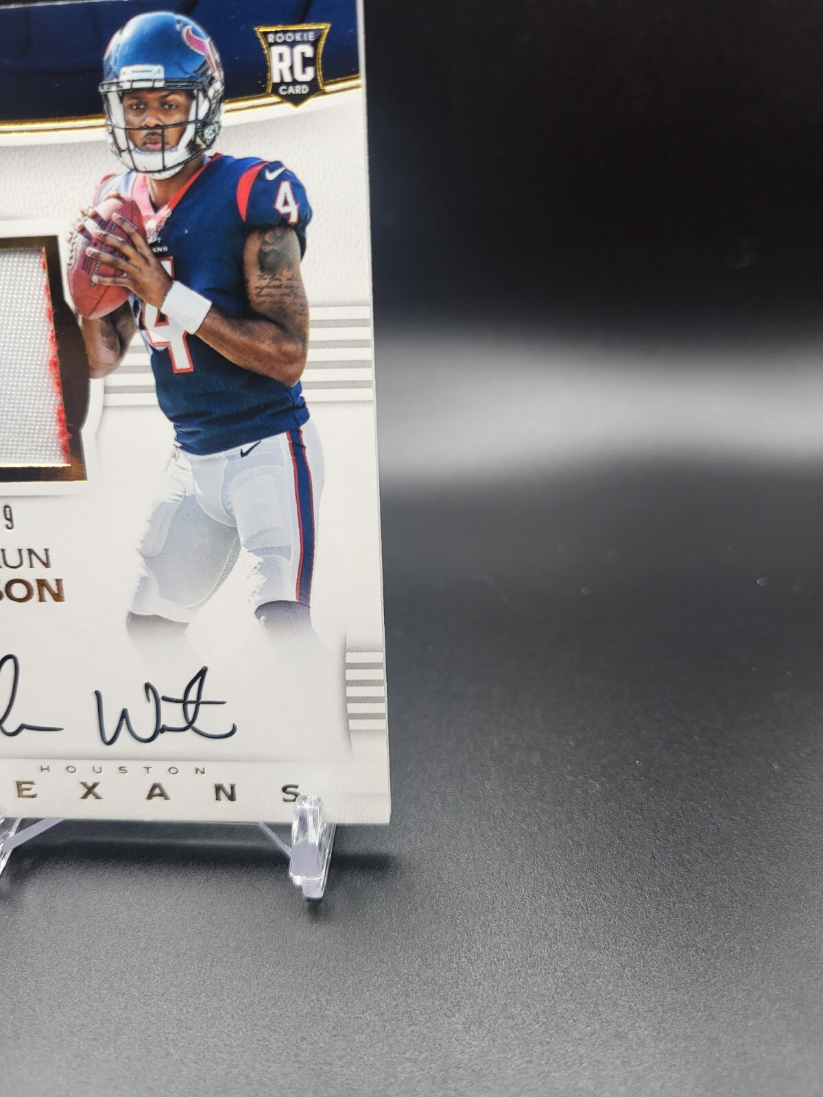 2017 Panini Limited Deshaun Watson Patch Auto Rookie /149 Autograph On ...