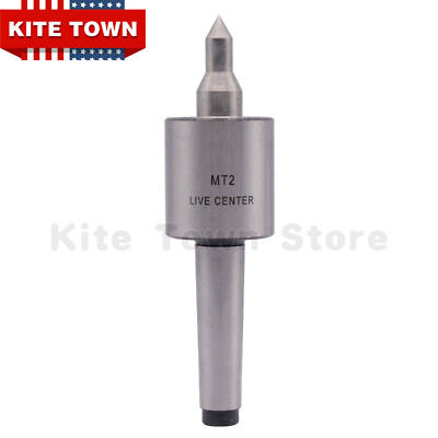MT2 Live Center Precision 0.000197'' Long Spindle For Morse Taper CNC ...