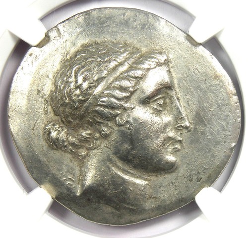 Aeolis Cyme AR Tetradrachm Silver Coin (100 BC) - Certified NGC Choice ...