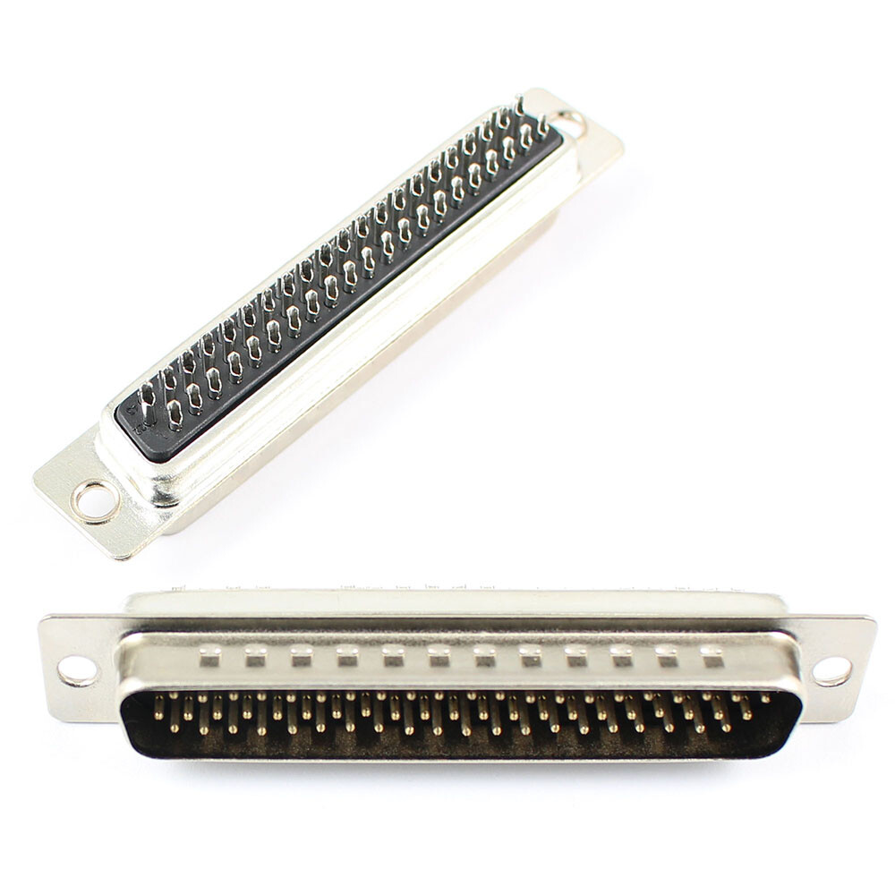 2Pcs HD D-SUB 62 Pin Male Solder Type Adapter Connector Converter 3 Row ...