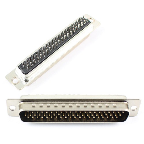 2Pcs HD D-SUB 62 Pin Male Solder Type Adapter Connector Converter 3 Row ...