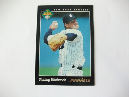 1993 Pinnacle Rookie Prospect Sterling Hitchcock #579 ROOKIE Baseball ...