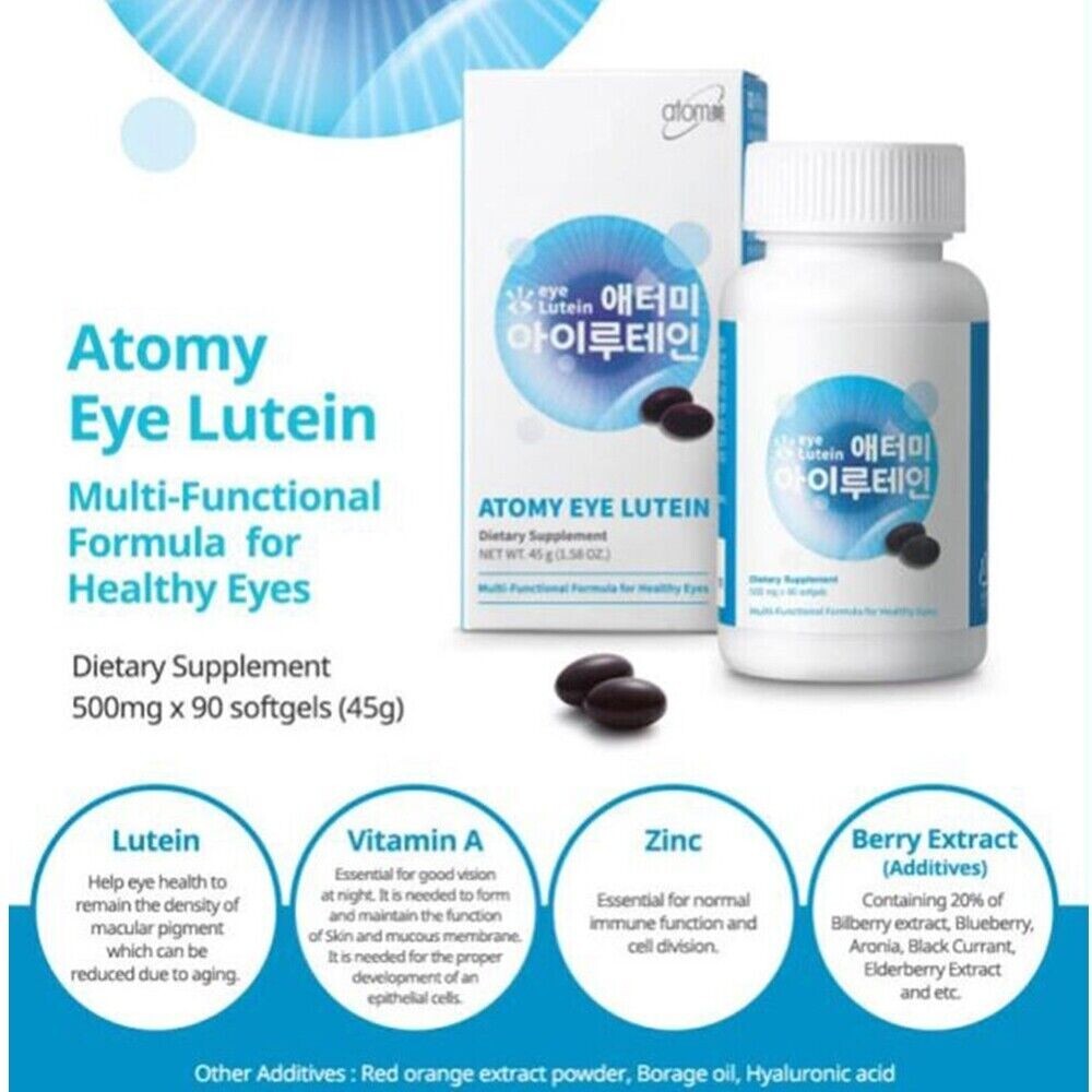Atomy Eye Lutein Multi-Functional Formula For Healthy Eyes Vision Loss ...
