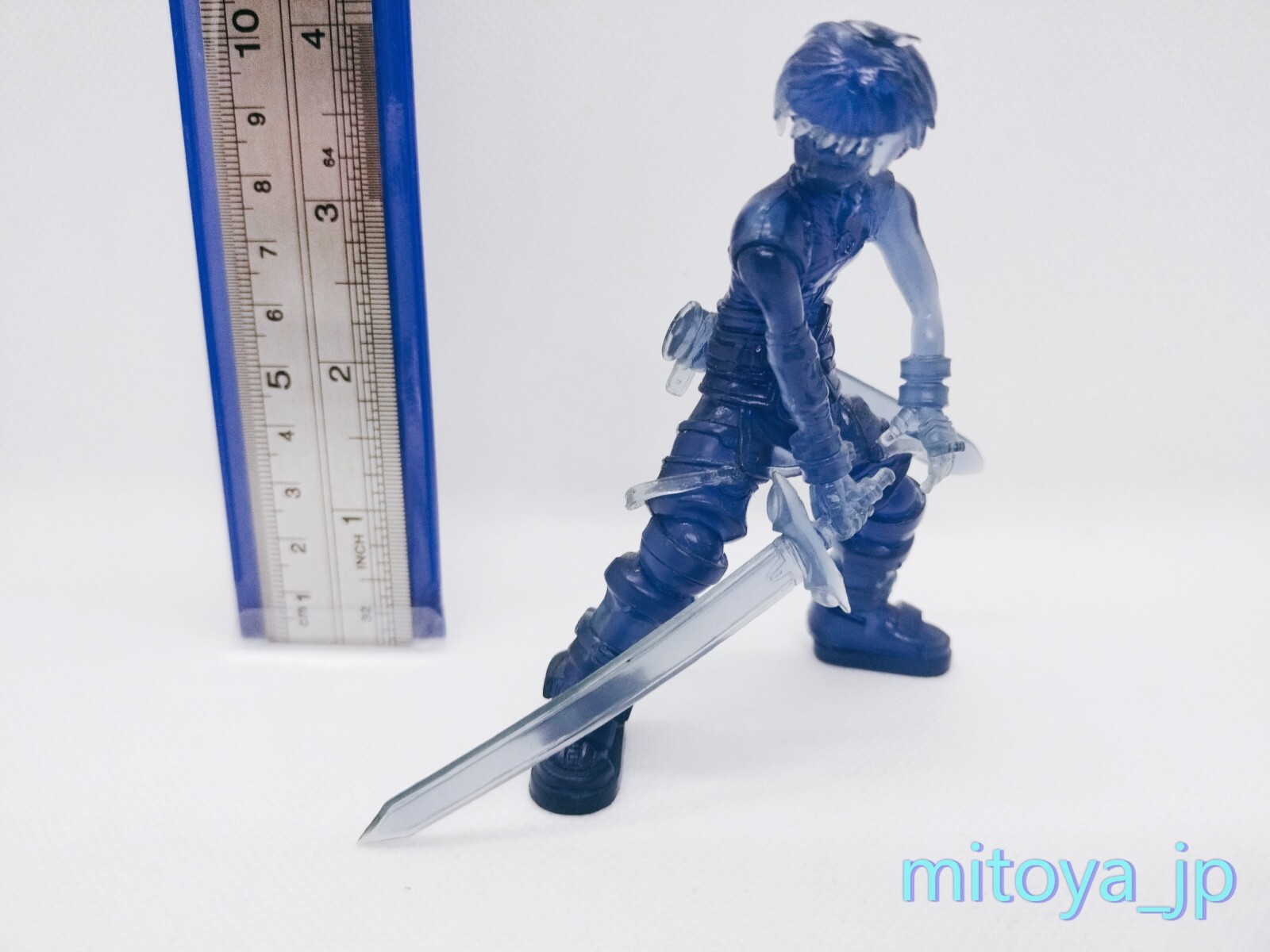 2003 TOMYTEC Star Ocean 3 Till the End of Time Fayt Leingod Figure Blue ...