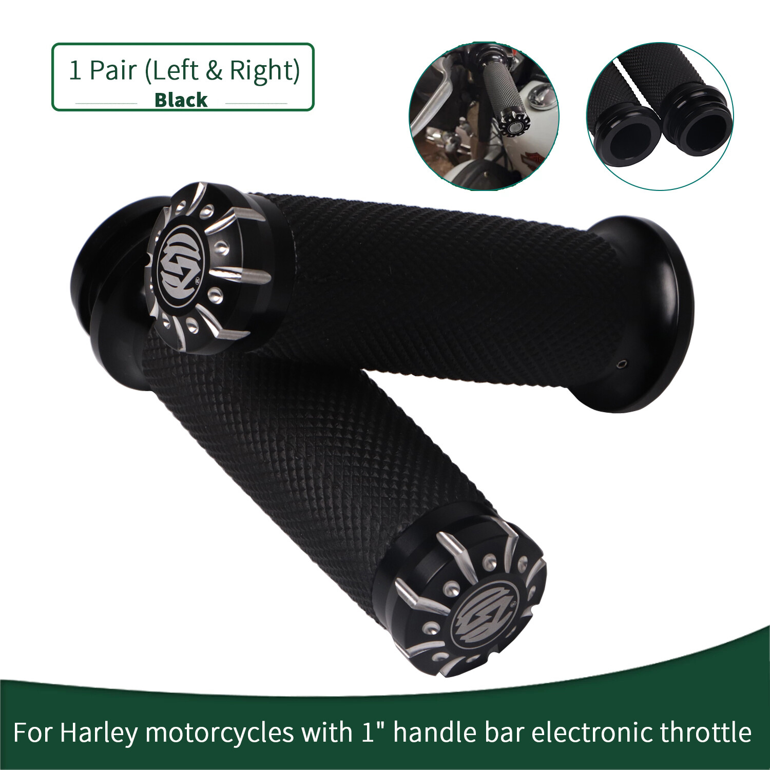 L&R 1" RSD Electronic Throttle Hand Grips For Harley Road King Street ...