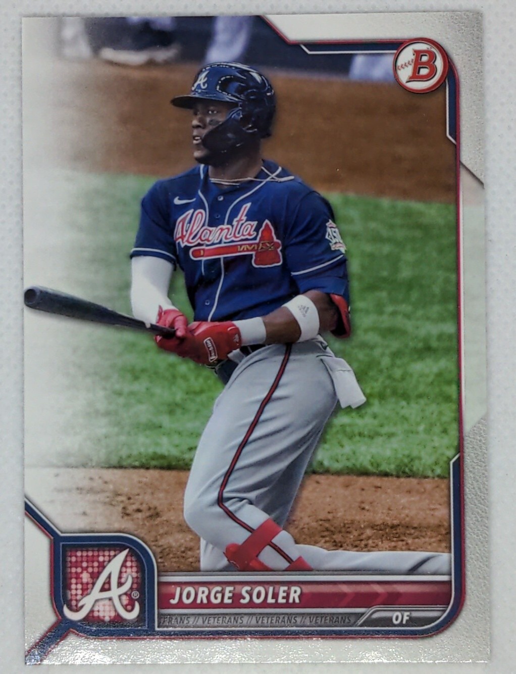 x300 LOT 2022 BOWMAN (300 Count) JORGE SOLER BASE PAPER CARD #59 BRAVES ...