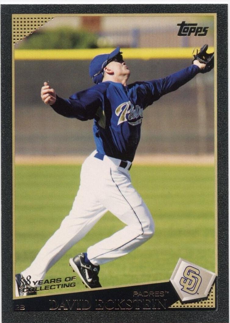 2009 Topps Updates & Highlights - David Eckstein #UH68 Black /58 for ...