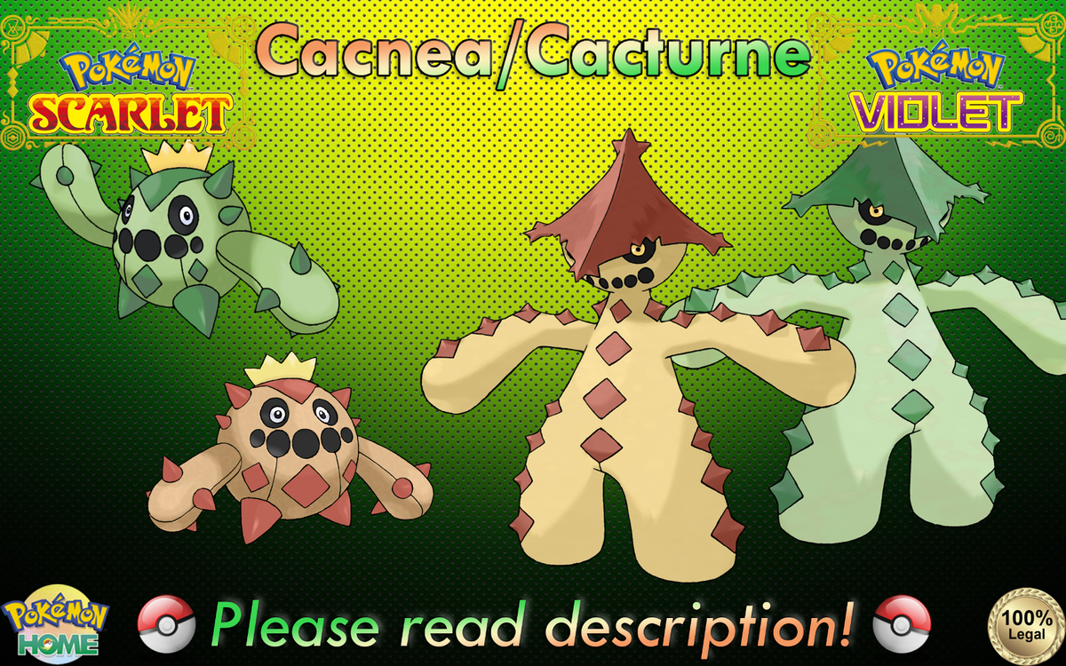 Cacnea Evolution Chart