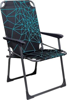 Portal Outdoor Camping Caravan Fusina STD Foldomg High back Chair-BLUE ...