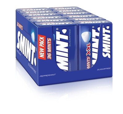 Smint XXL Peppermint Sugar Free 36 Mints Full Pack - PACK OF 12 | eBay UK