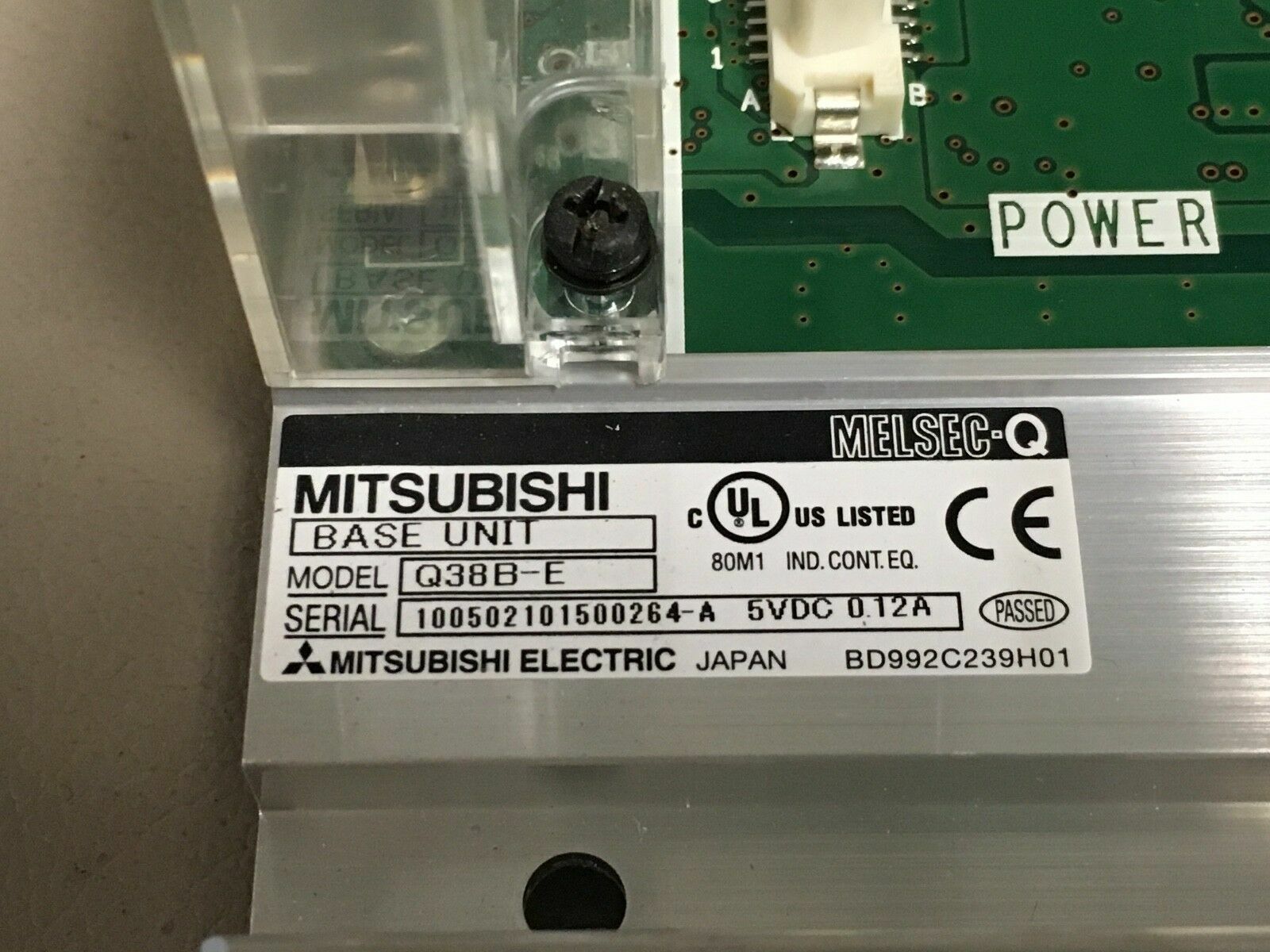 Mitsubishi Q38B-E Q Controller Base Unit 8 Slots, DIN Rail Mount | eBay