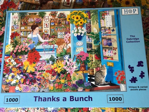 House Of Puzzles 1000 piece jigsaw puzzle THANKS A BUNCH made once ...