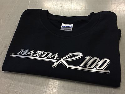 Mazda R100 badge Shirt Black 70s suit Rx2 RX3 RX4 RX7 RX8 808 10a 12a ...