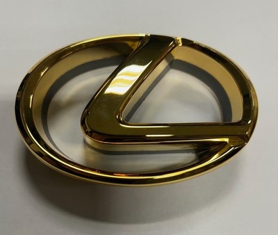 *NEW* GOLD plated Lexus emblem front grille 1995-2000 LS400 1999-2000 ...