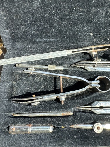 Vintage Set Of Soviet Drawing Instruments Drafting Tools | eBay