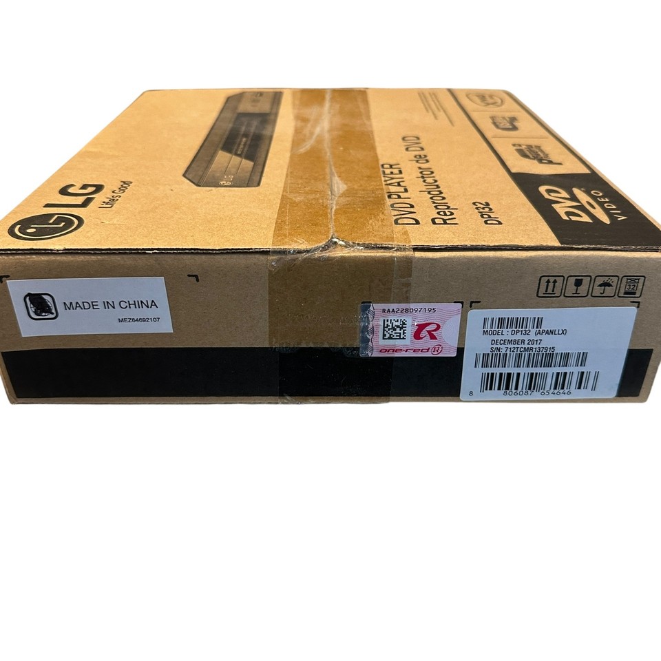 LG DP132 DVD Player USB Plus Xvid Home Region Free New in Box | eBay