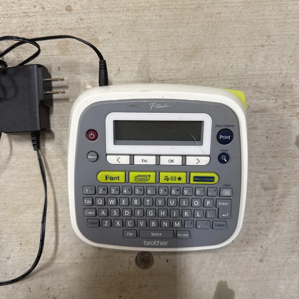 Brother P-touch Model PT-D200 Label Maker Battery Operated untested | eBay