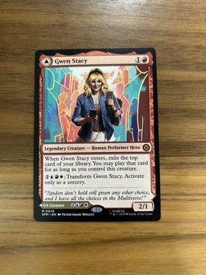 1x Gwen Stacy - Ghost Spider MTG Marvel’s Spider-Man Mythic Rare ...