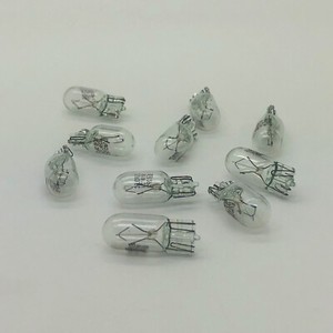 10 x 501 W5W Car Sidelight Side Light Bulb 12v 5w Push Fit - E Marked ...