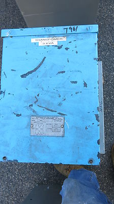 Wagner 5L02027 Transformer 3KVA 240/480x120/240 Volt 1 Phase T961 ...