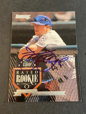 Jason Jacome Signed 1995 Donruss Card Auto New York Mets Autograph ...