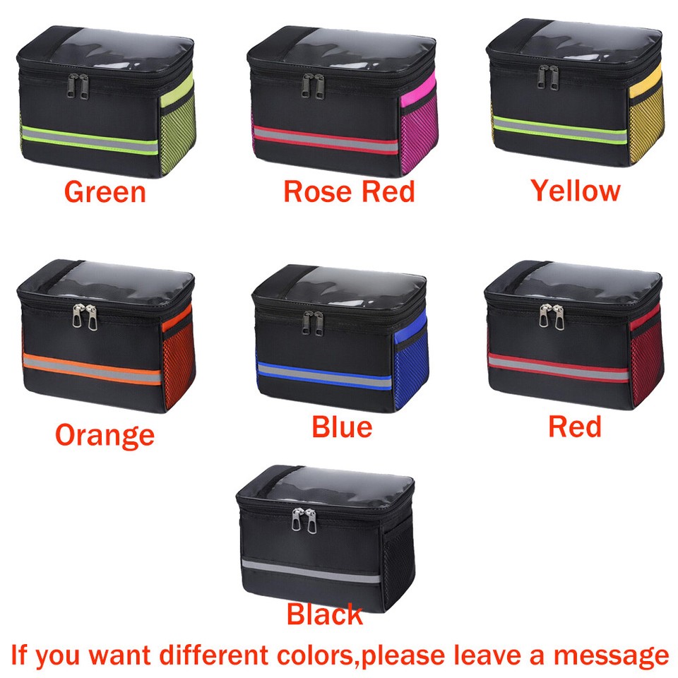 2Pack Bike Front Basket Detachable Rear Bike Basket Front Handlebar Bag ...