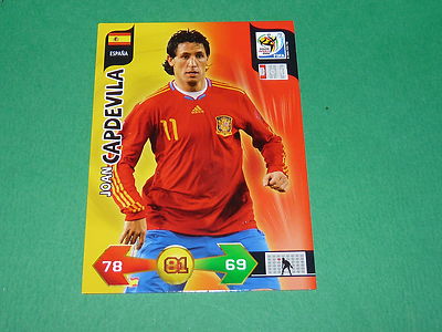 CAPDEVILA ESPAÑA PANINI FOOTBALL FIFA WORLD CUP 2010 CARD ADRENALYN XL ...