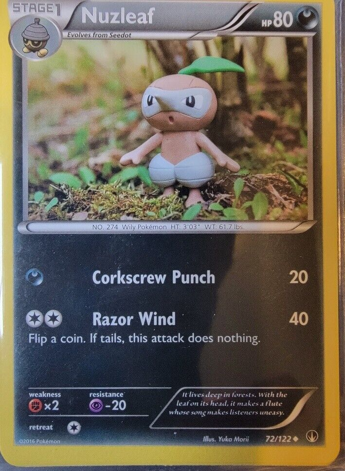 Nuzleaf # 72/122 XY: Breakpoint Set Pokemon Trading Cards TCG Game NM ...