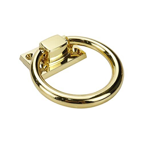 2 Pcs Chair Back Pulls Drop Rings Handles for Closet Drawer Cabinet ...