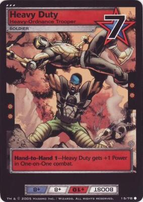 GI Joe TCG: Heavy Duty, Heavy-Ordnance Trooper [Played] from set GI Joe ...
