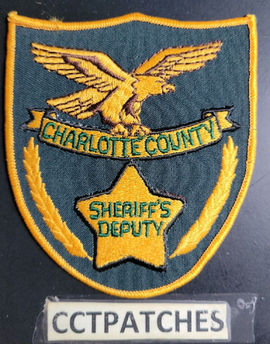 CHARLOTTE COUNTY, FLORIDA SHERIFF DEPUTY SHOULDER PATCH FL | eBay
