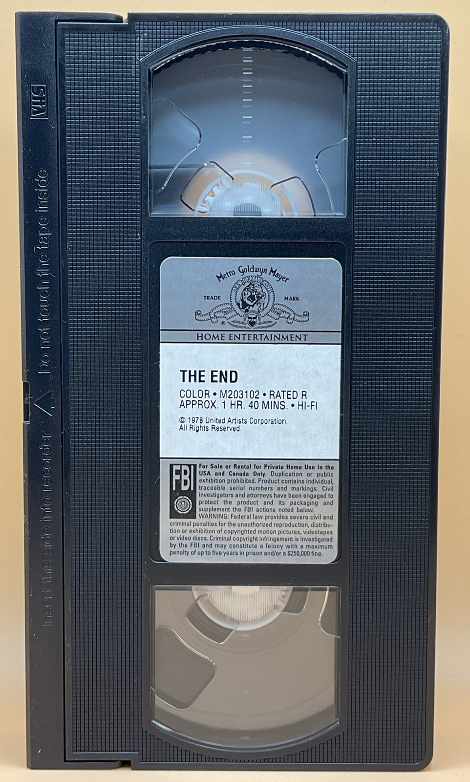 The End VHS 1978, 1993 Burt Reynolds **Buy 2 Get 1 Free** 27616310231 ...