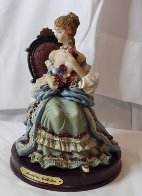 Montefiori Collection Italy Figurine Lady with Green Dress | eBay