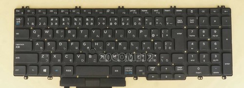 New For DELL Precision 3540 3541 2019 Keyboard Japanese キーボード Backlit ...