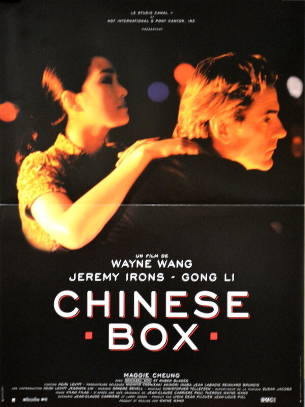 Gong Li Jeremy Irons Maggie Cheung CHINESE BOX Wayne Wang FRENCH POSTER ...