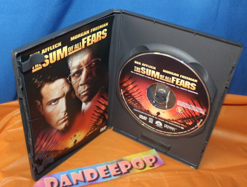 The Sum Of All Fears Special Collector's Ed DVD Movie Morgan Freeman ...