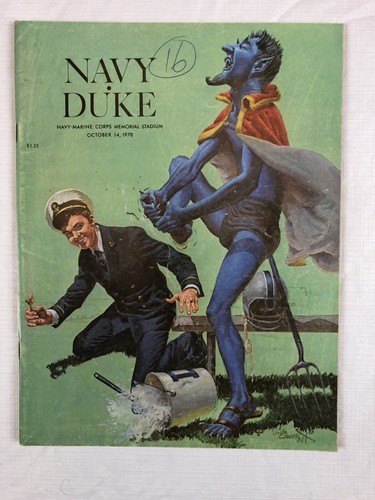 1978 Duke vs Navy Original Official College Football Program October 14 ...