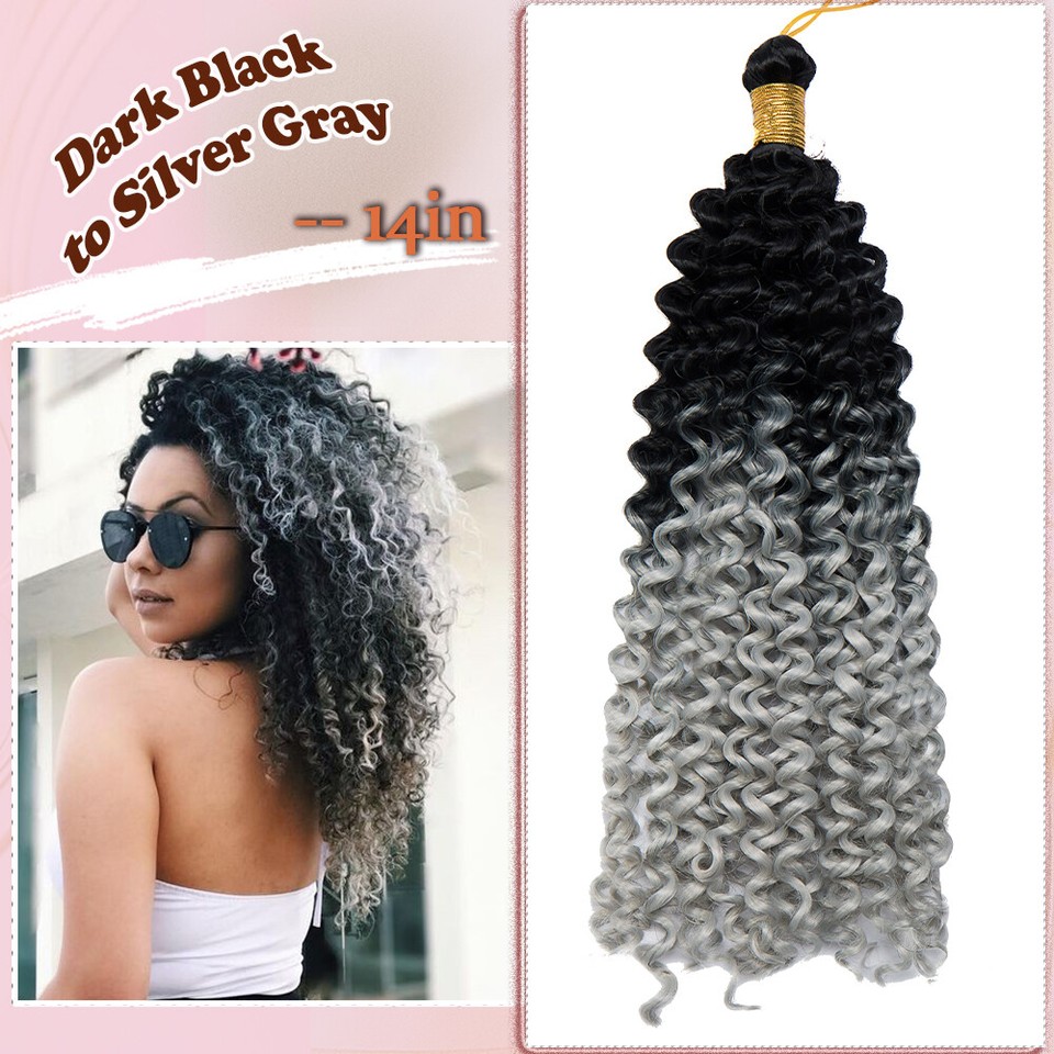 REAL As Human Natural Water Wave Crochet Braids Deep Curly Hair ...