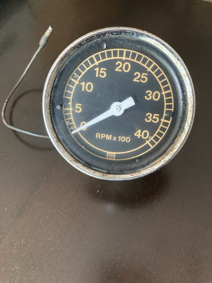Vintage Stewart Warner RPM Mechanical Tachometer Gauge Hot Rat Rod | eBay